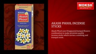 Incense sticks manufacturer in india | PPTX
