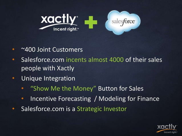 Xactly and Salesforce.com