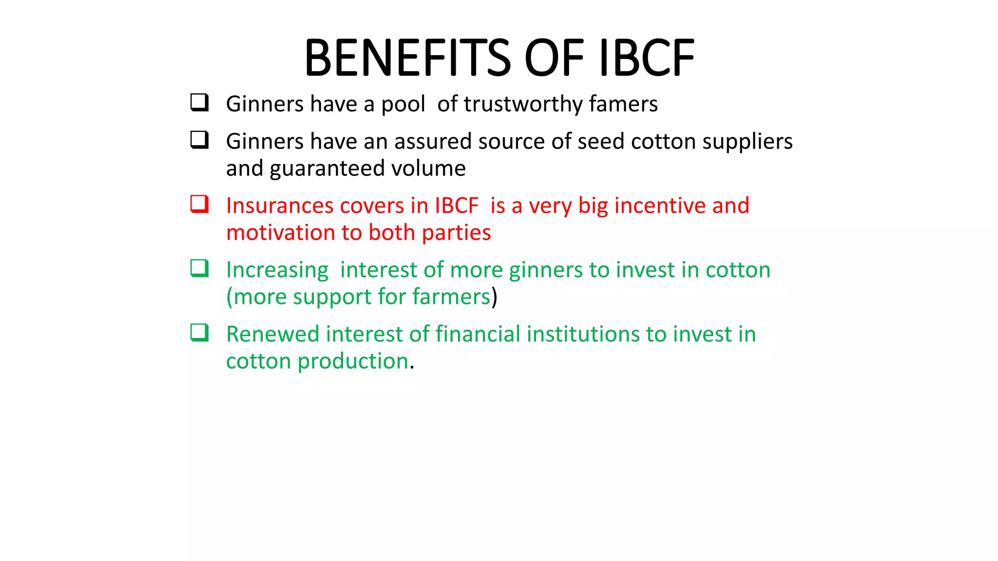 Incentive-based contract farming (IBCF) | PPT