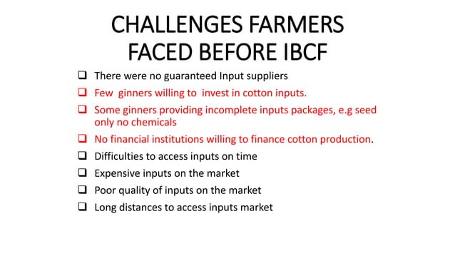 Incentive-based contract farming (IBCF) | PPT