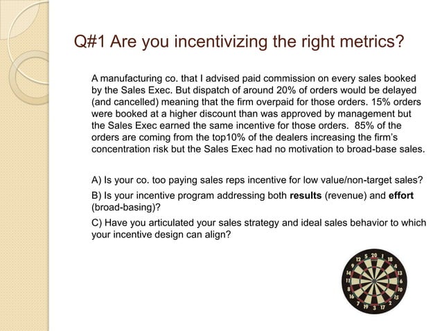 Incentive checklist | PPT