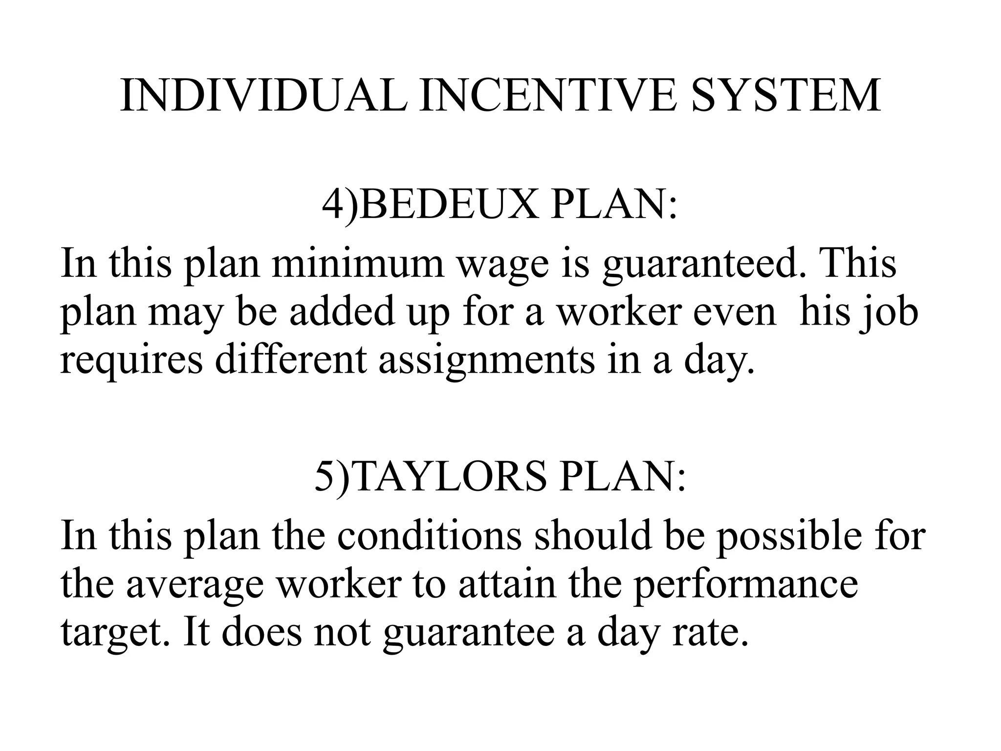Incentive plans | PPTX