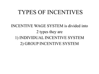 Incentive plans | PPT
