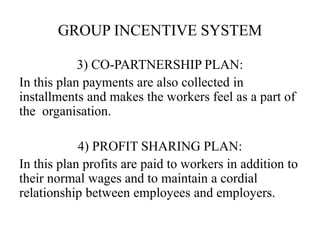 Incentive plans | PPTX