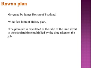 Incentives: types of incentives | PPTX