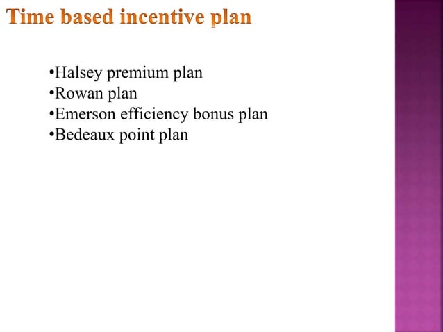 Incentives: types of incentives | PPTX | Job Market | Economy