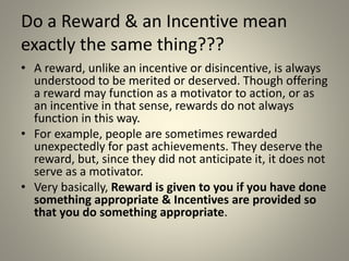 Understanding Incentives | PPTX