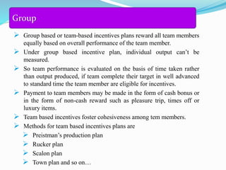 Incentives and Fringe benefits in HRM | PPTX