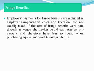Incentives and Fringe benefits in HRM | PPTX