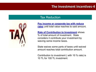 Incentives in turkey | PPT