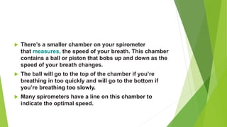 Incentive spirometry powerpoint presentation | PPTX