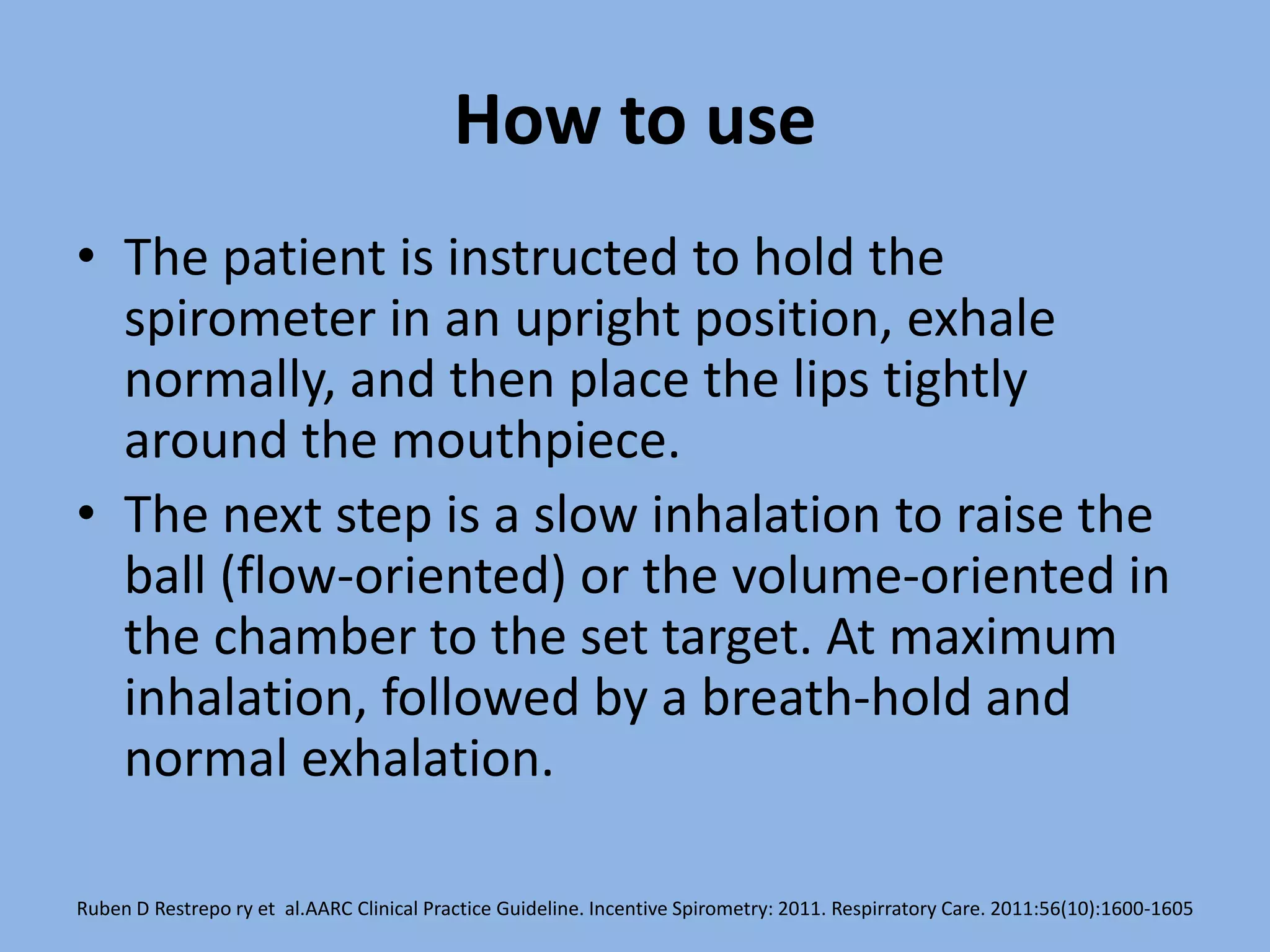 Incentive spirometry ppt | PDF