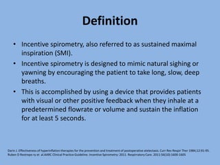 Incentive spirometry ppt | PDF
