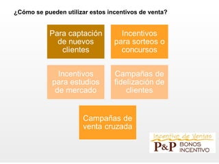 Como utilizar incentivos de venta para tu empresa | PPT