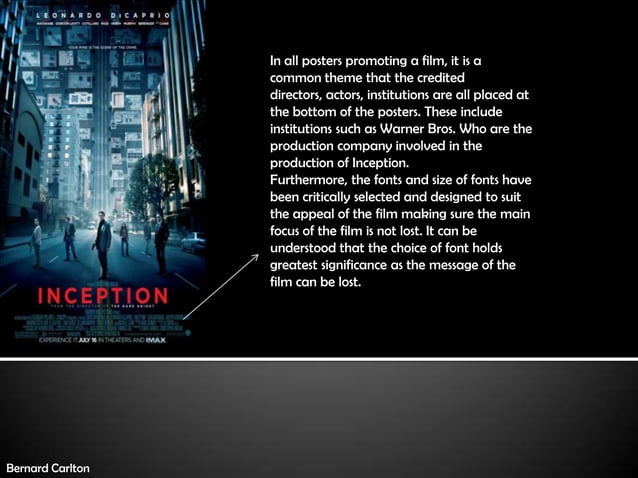 INCEPTION ANALYSIS | PPT