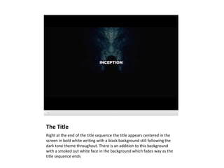 Inception | PPTX | Movies | Entertainment