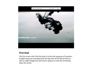 Inception | PPTX | Movies | Entertainment