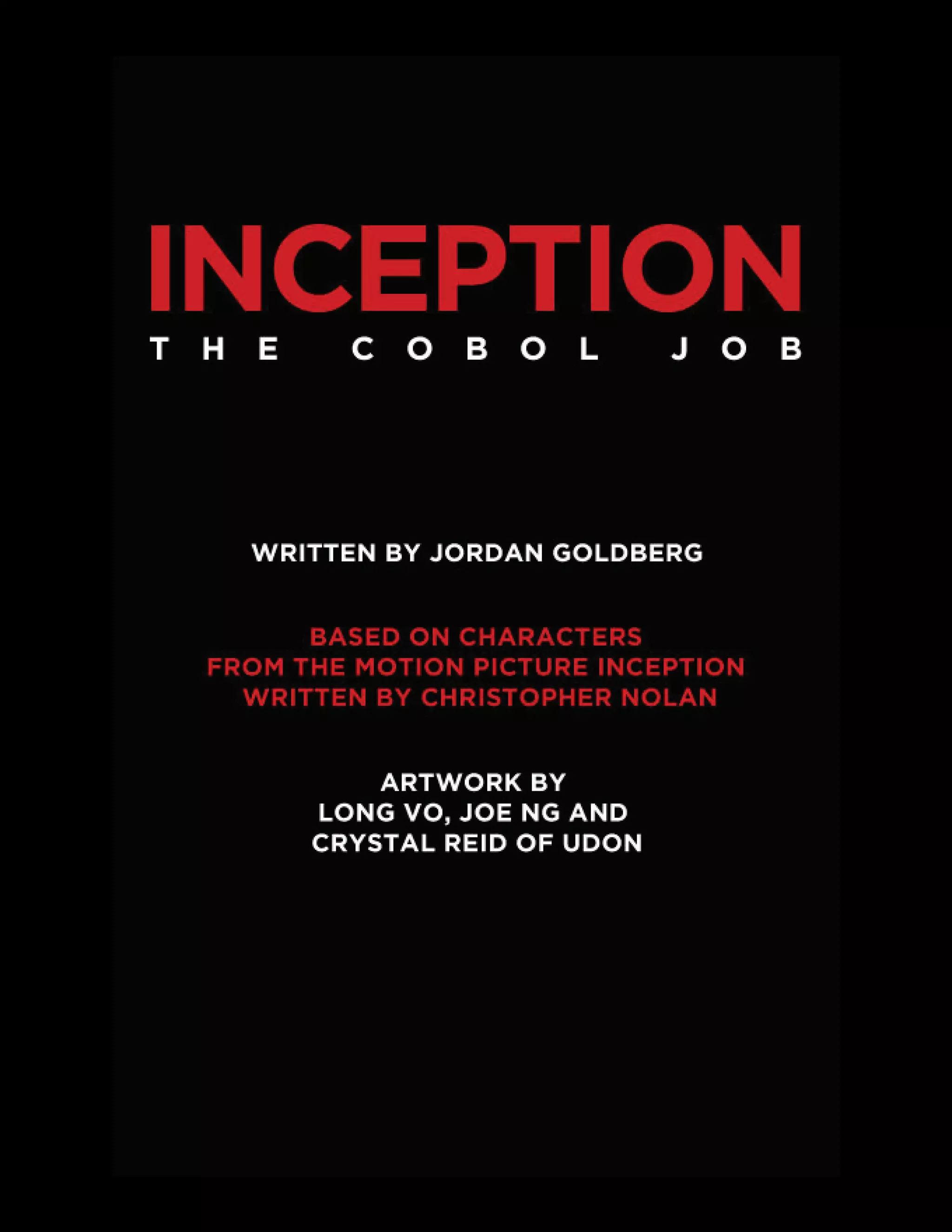 Inception comic | PDF