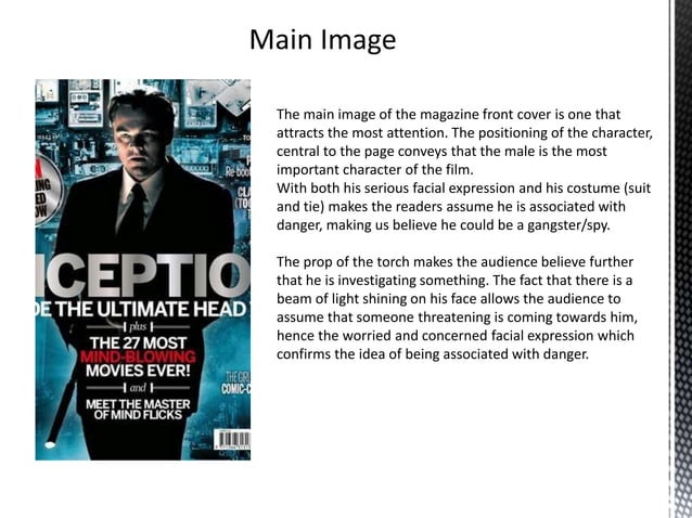 Inception film magazine analysis | PPT