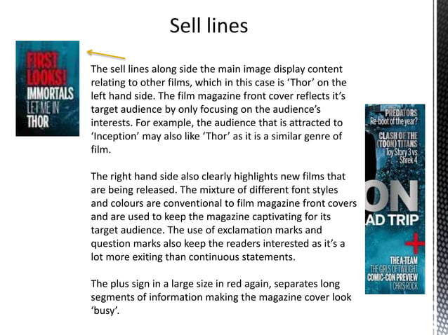 Inception film magazine analysis | PPT