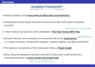 Inception framework | PPT