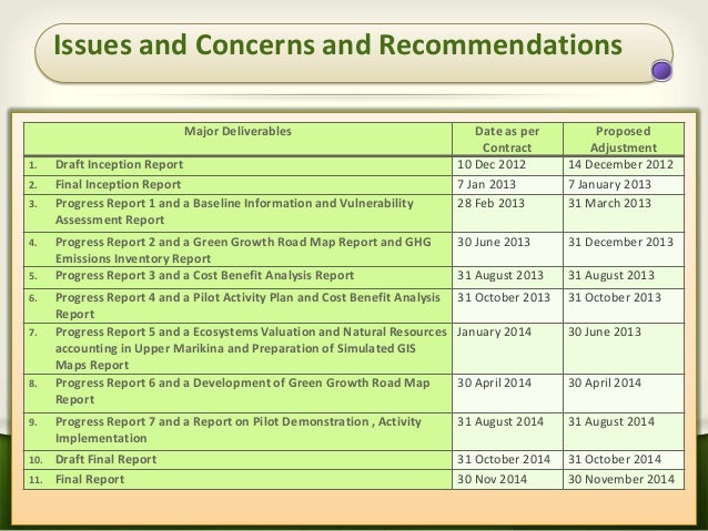 The Inception Report
