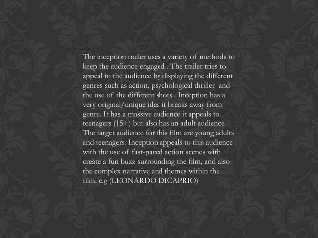 Inception analysis | PPT