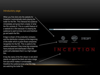 Inception analysis | PPTX