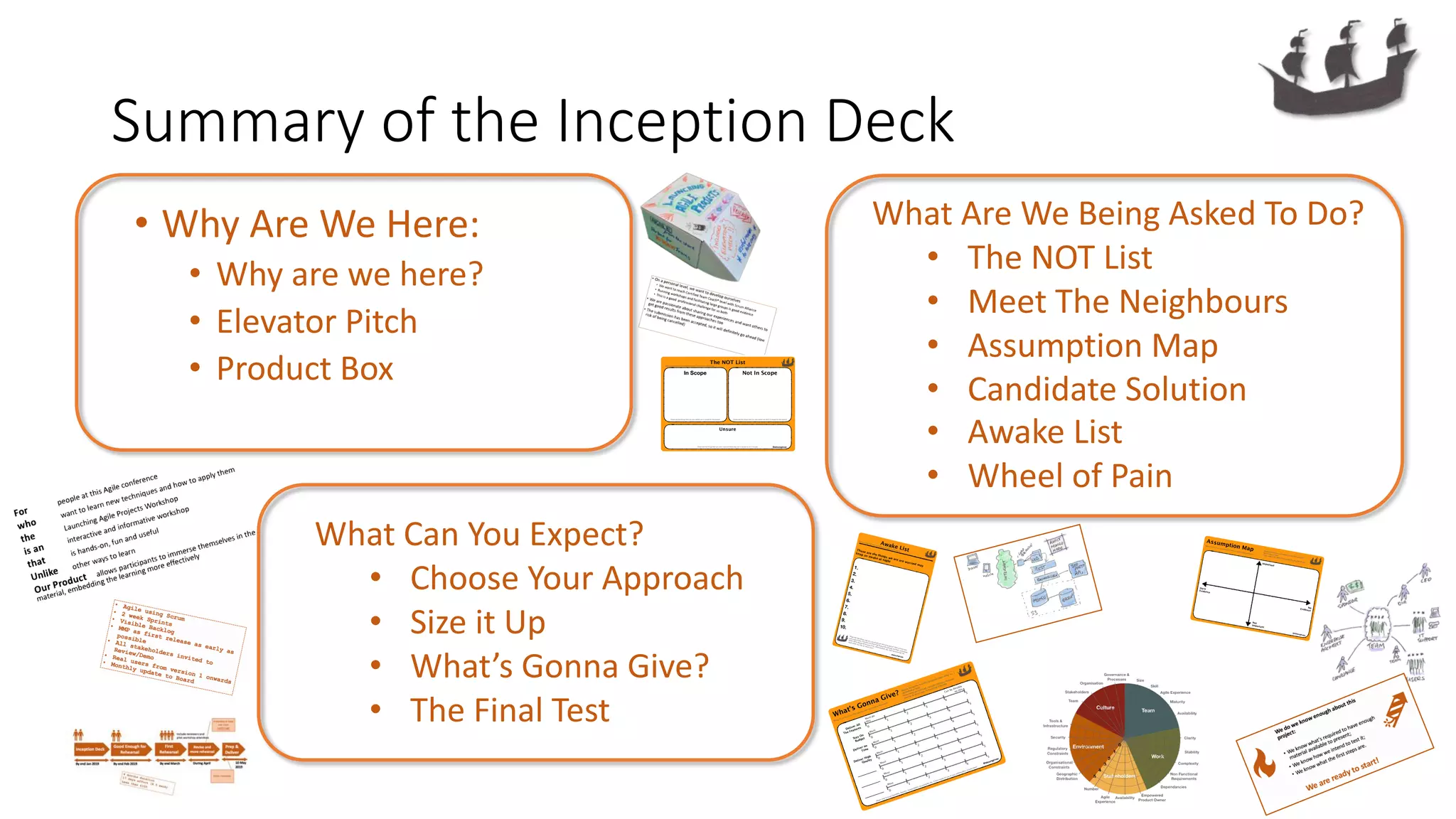 Inception deck and lift off examples | PDF
