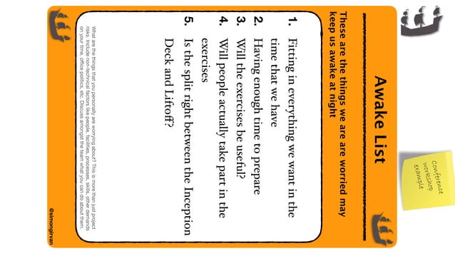 Inception deck and lift off examples | PDF