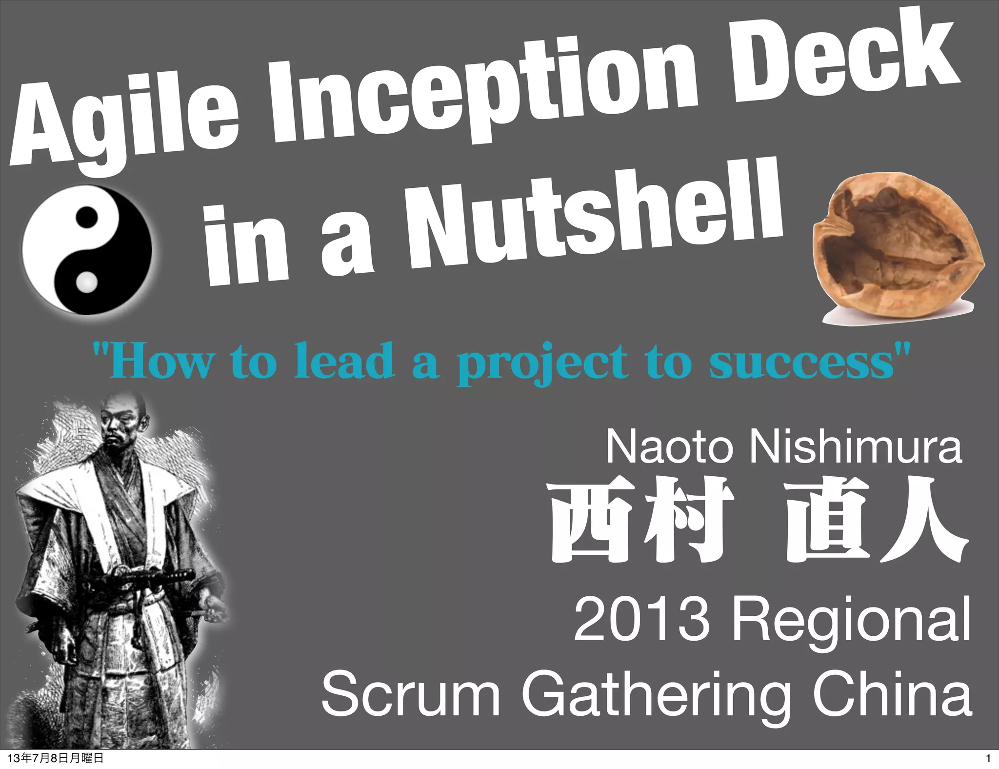 Agile Inception Deck in a nutshell | PDF