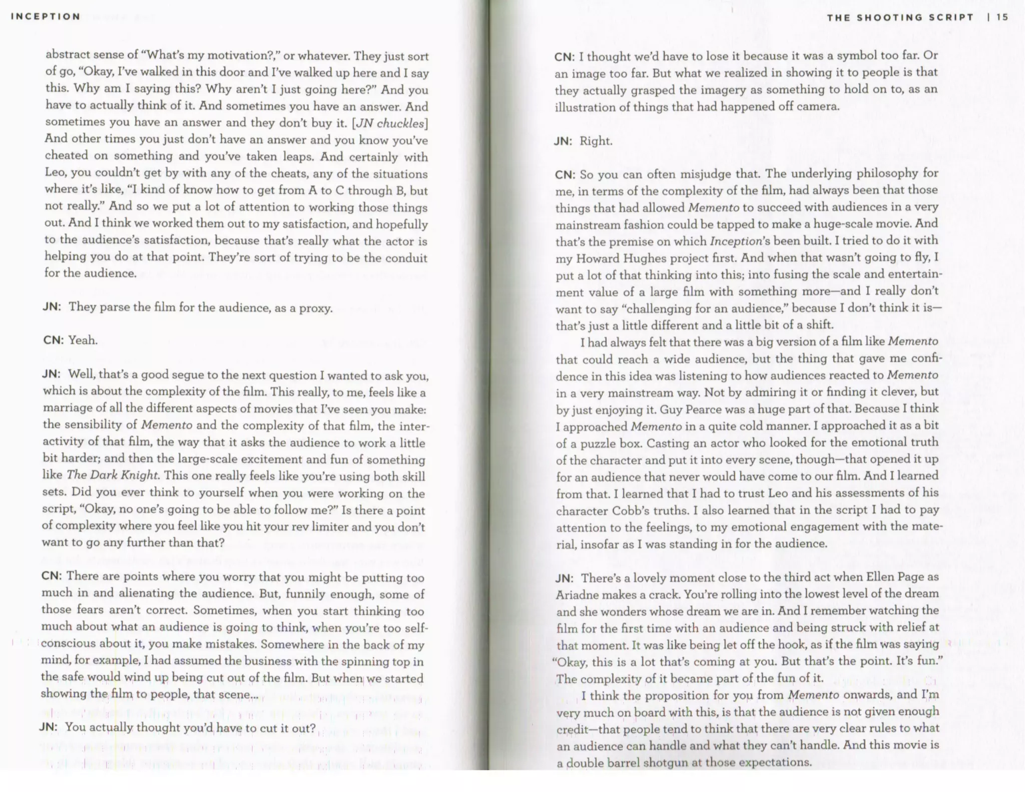 Inception interview | PDF