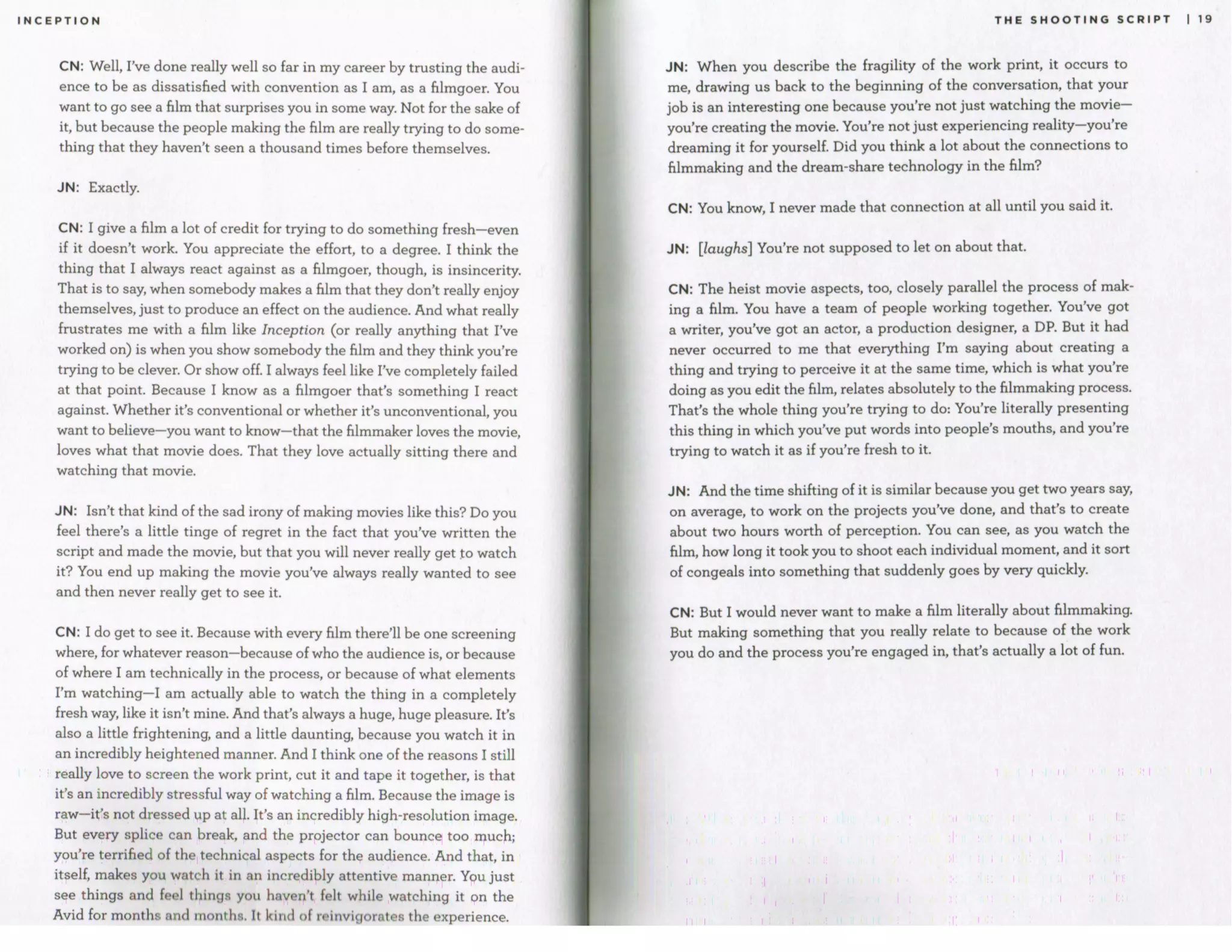 Inception interview | PDF