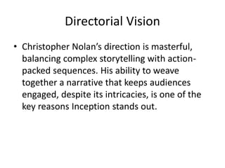 Christopher Nolan's Inception Movie Review | PDF