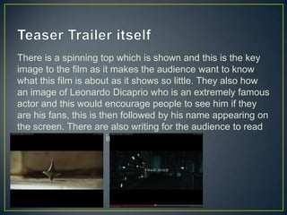 Inception teaser trailer