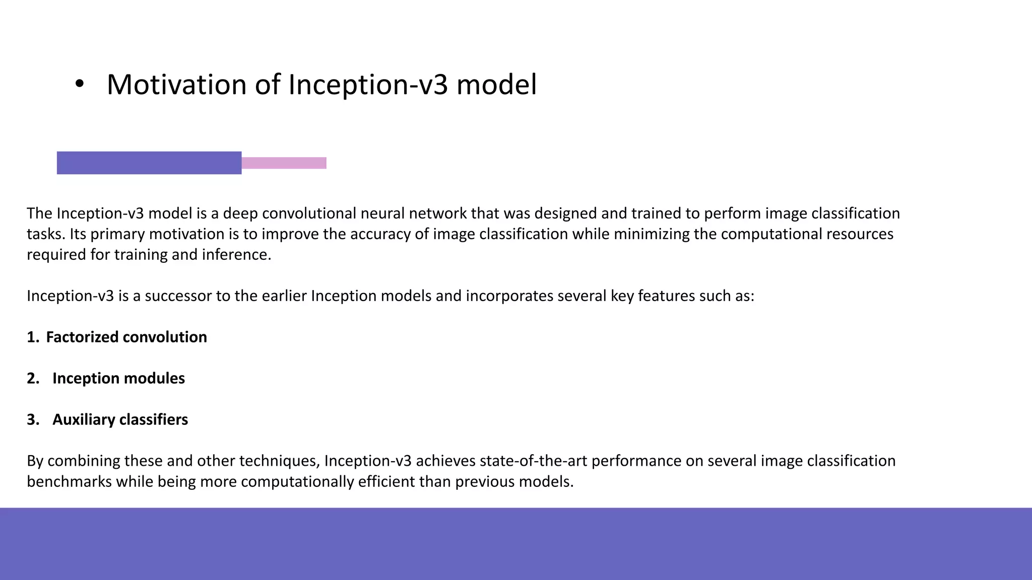 Inception V3 Image Processing .pptx | 3-D Graphics | Computer Software and Applications
