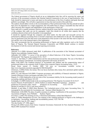 Incessant financial scandals in the corporate organizations in nigeria ...