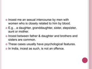 Incest | PPTX