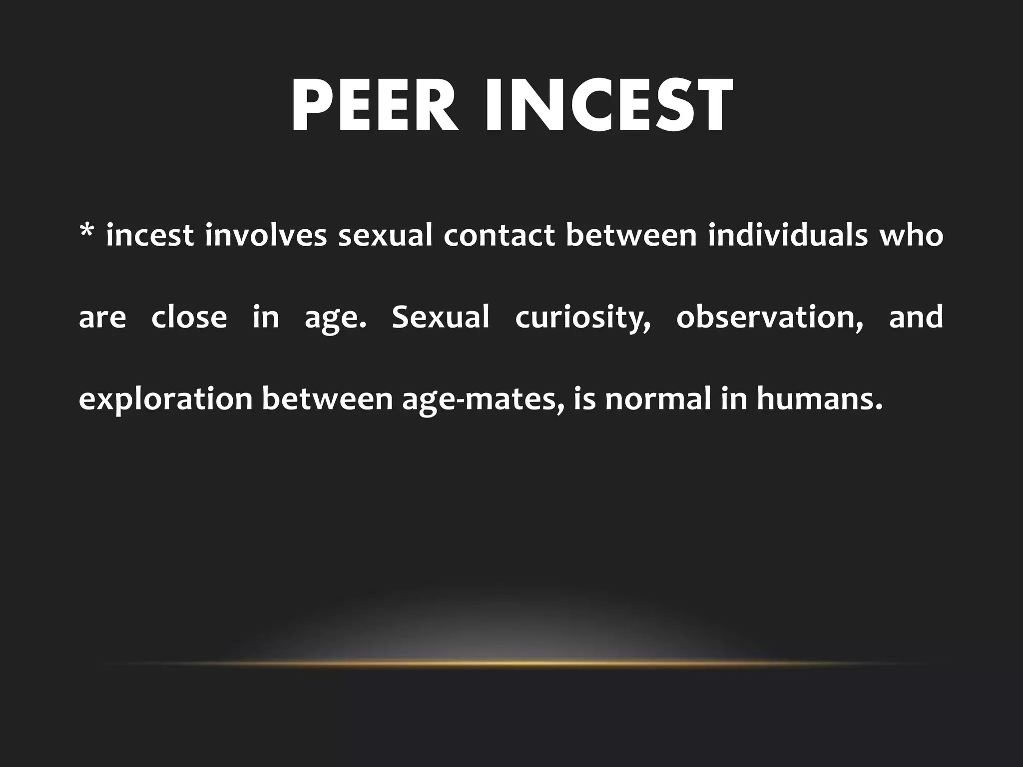 Incest | PPTX