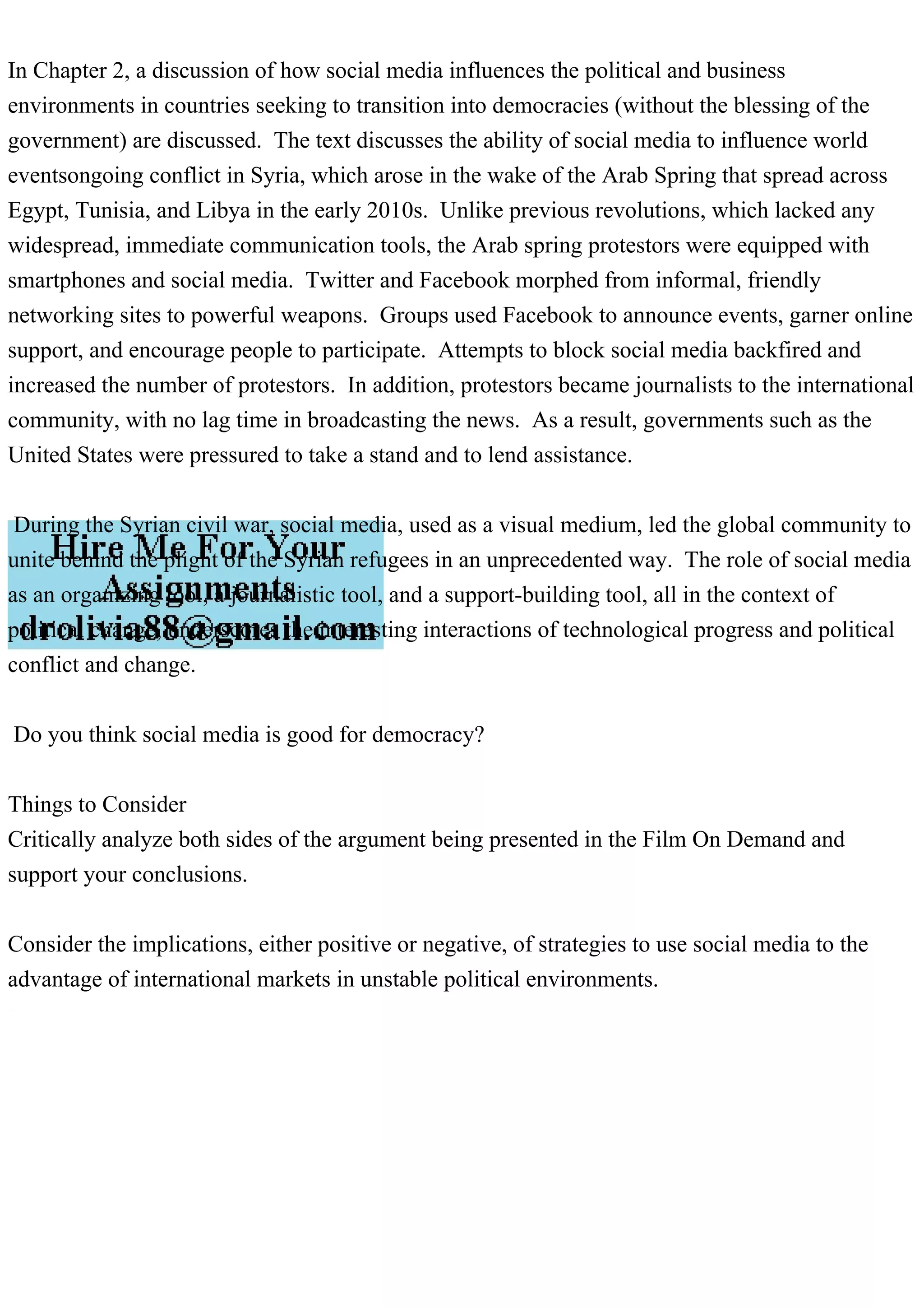 In Chapter 2, a discussion of how social media influences the politi.pdf