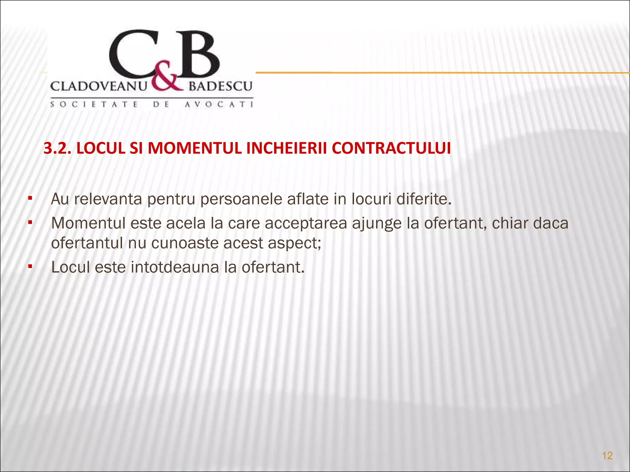 Incheierea Contractelor | PPT