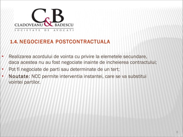 Incheierea Contractelor | PPT