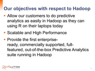 High Performance Predictive Analytics in R and Hadoop | PPTX