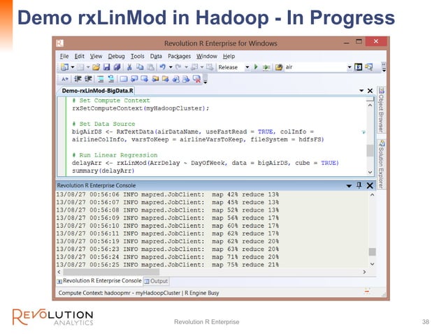 High Performance Predictive Analytics in R and Hadoop | PPT