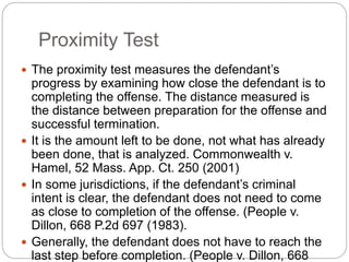 Inchoate offense | PPTX
