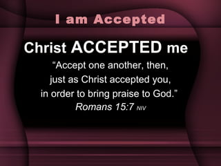 Who, in Christ, Are You? | PPT