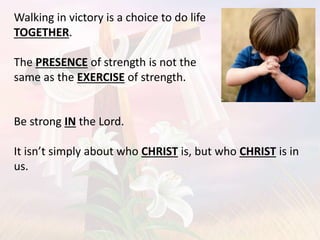 In Christ You Are... part 7 (Sharers in the Victory) | PPT