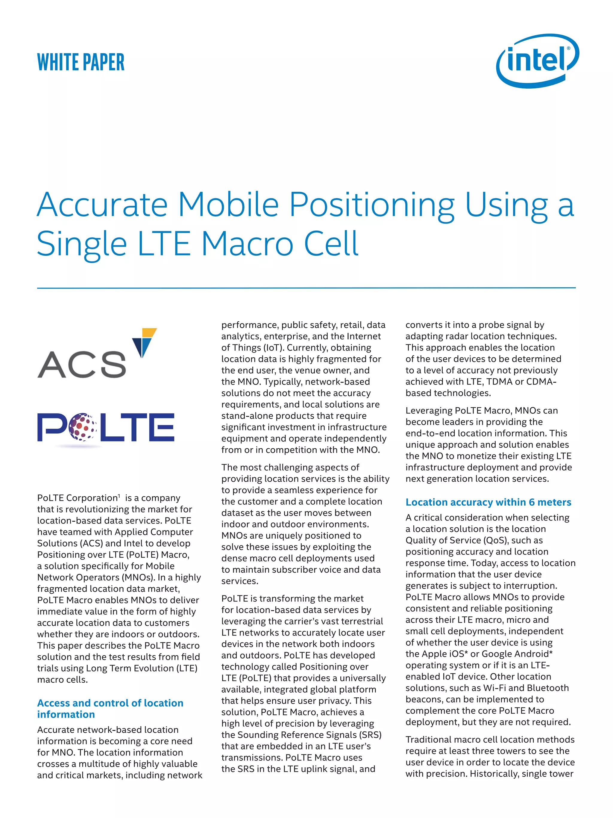 PoLTE whitepaper | PDF