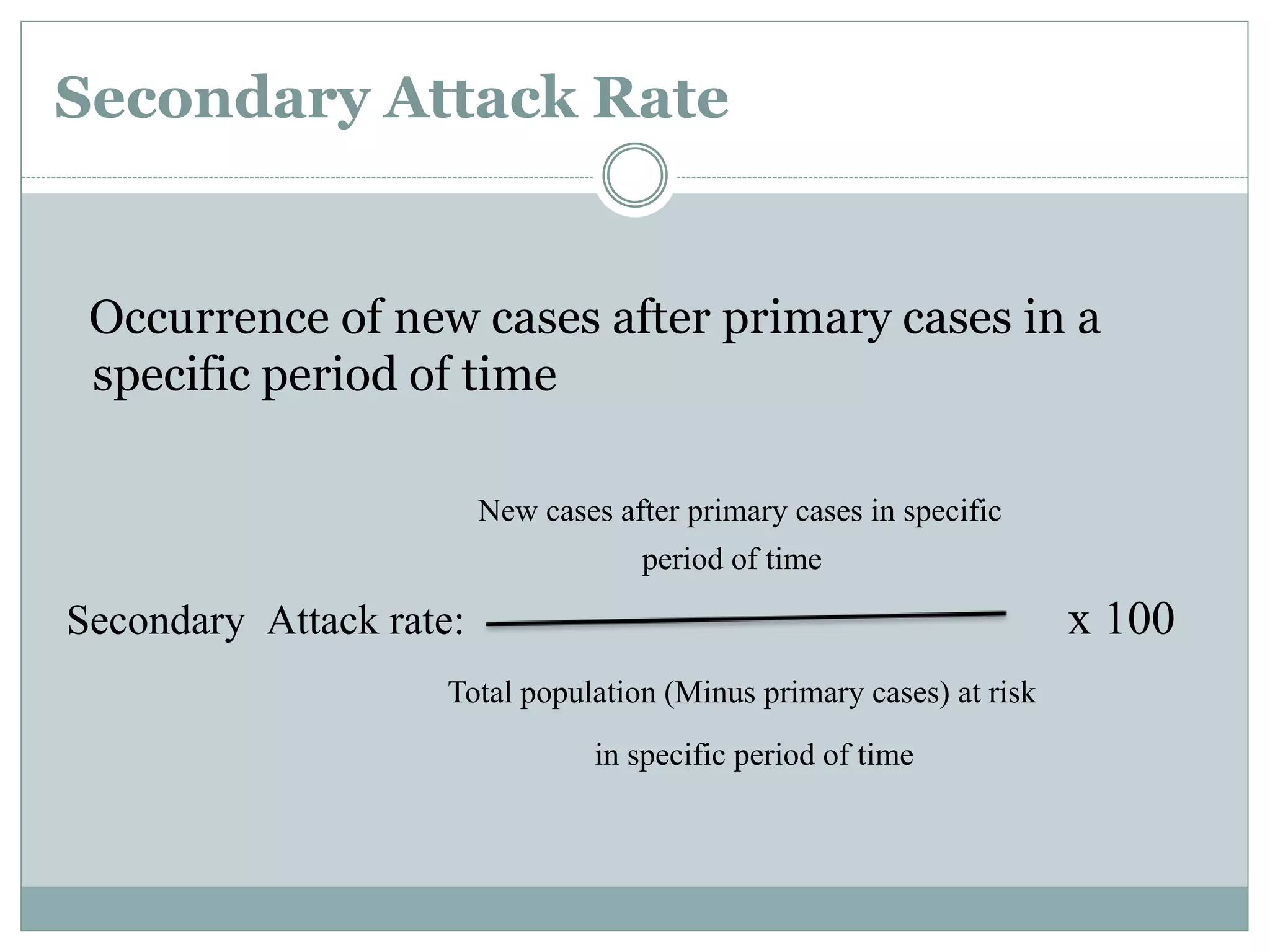 Incidence or incidence rate (Epidemiology short lecture) | PPTX
