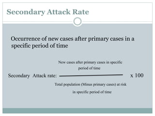 Incidence or incidence rate (Epidemiology short lecture) | PPTX